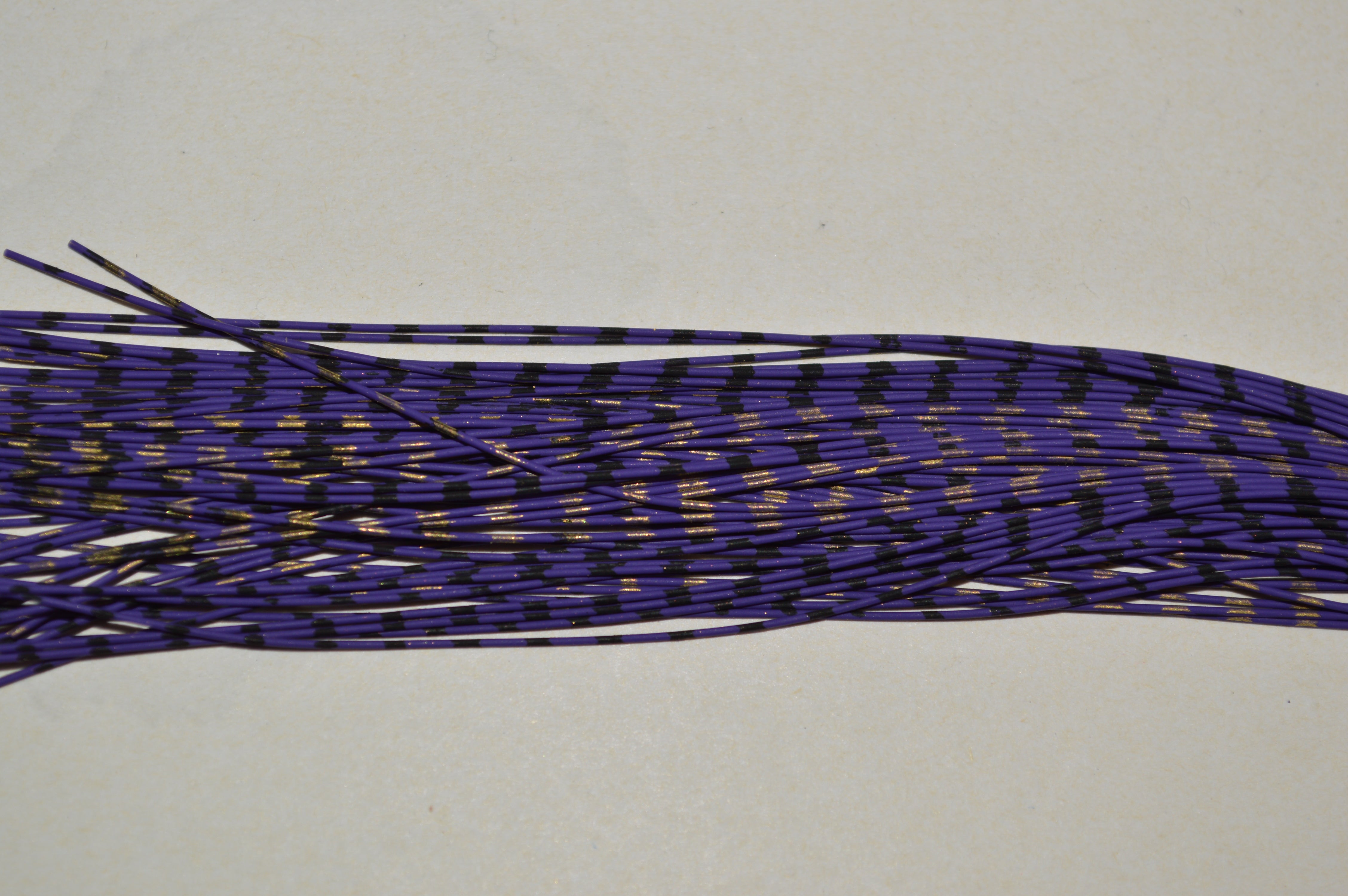 Fine Reptile Living Rubber Purple with Black Print on 1 Side and Gold ...
