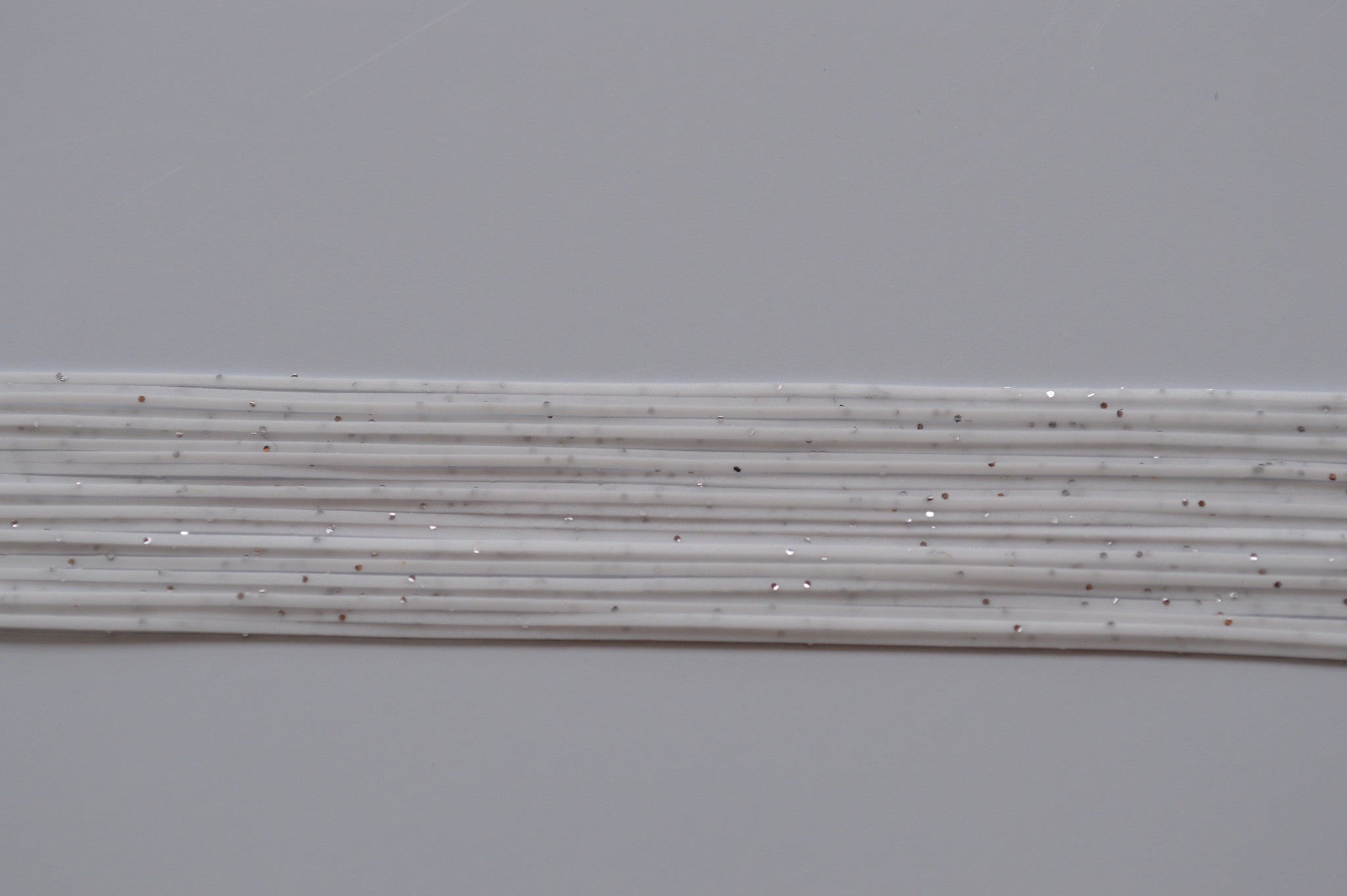 White with Silver flake silicon skirting=MPF28 – Living Rubber Co.